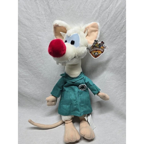 warner brothers | Toys | Pinky Pinky And The Brain Animaniacs Plush Lab ...